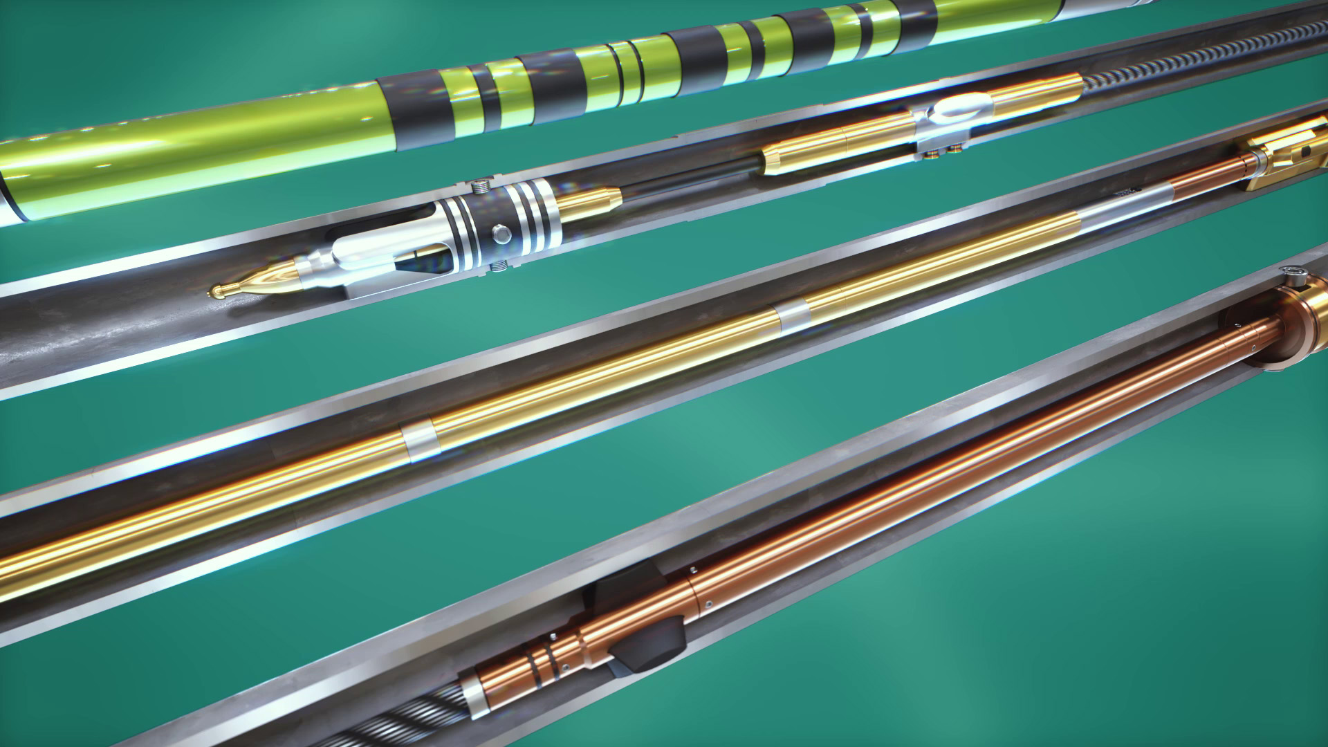 Downhole tools and equipment visualisation | Perspective