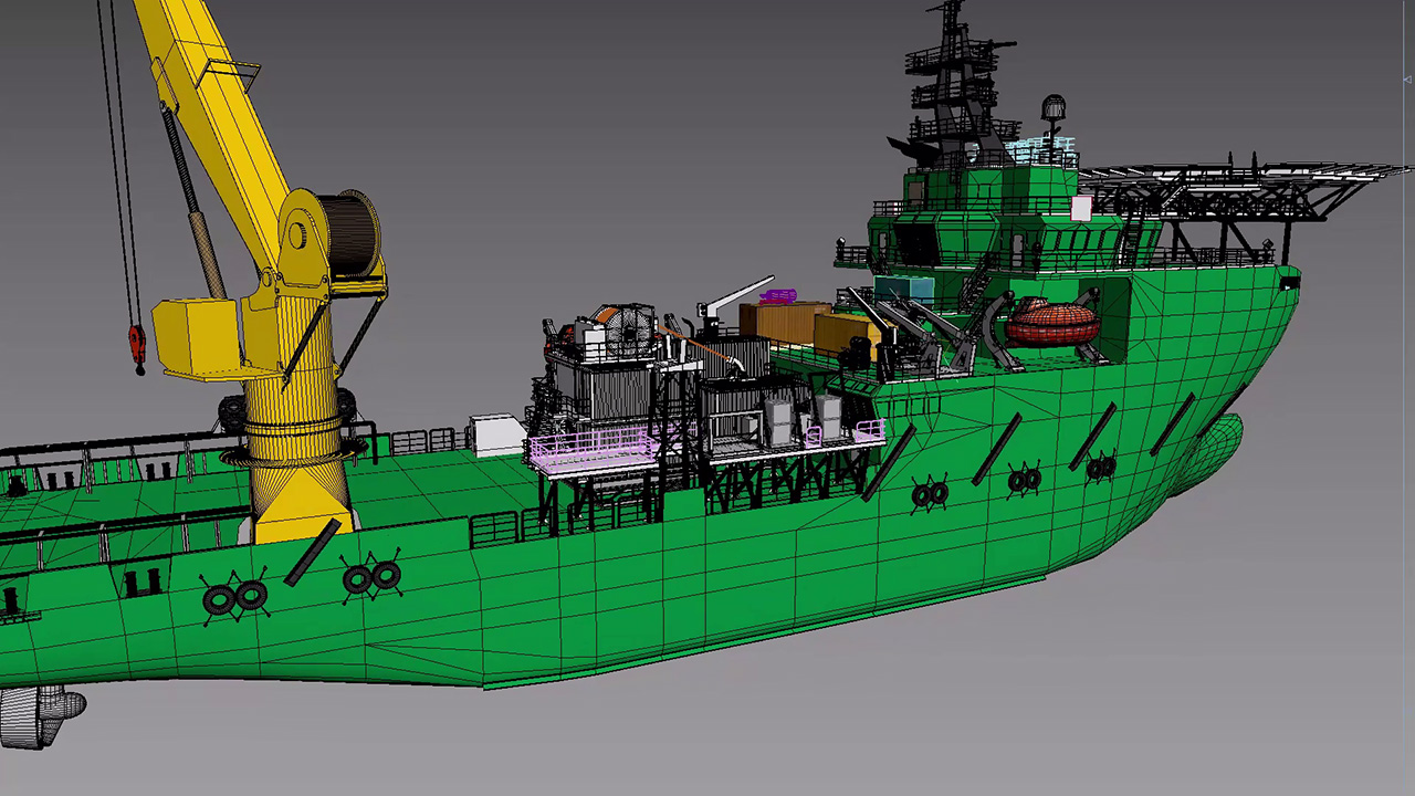 3D modelling a vessel | Perspective